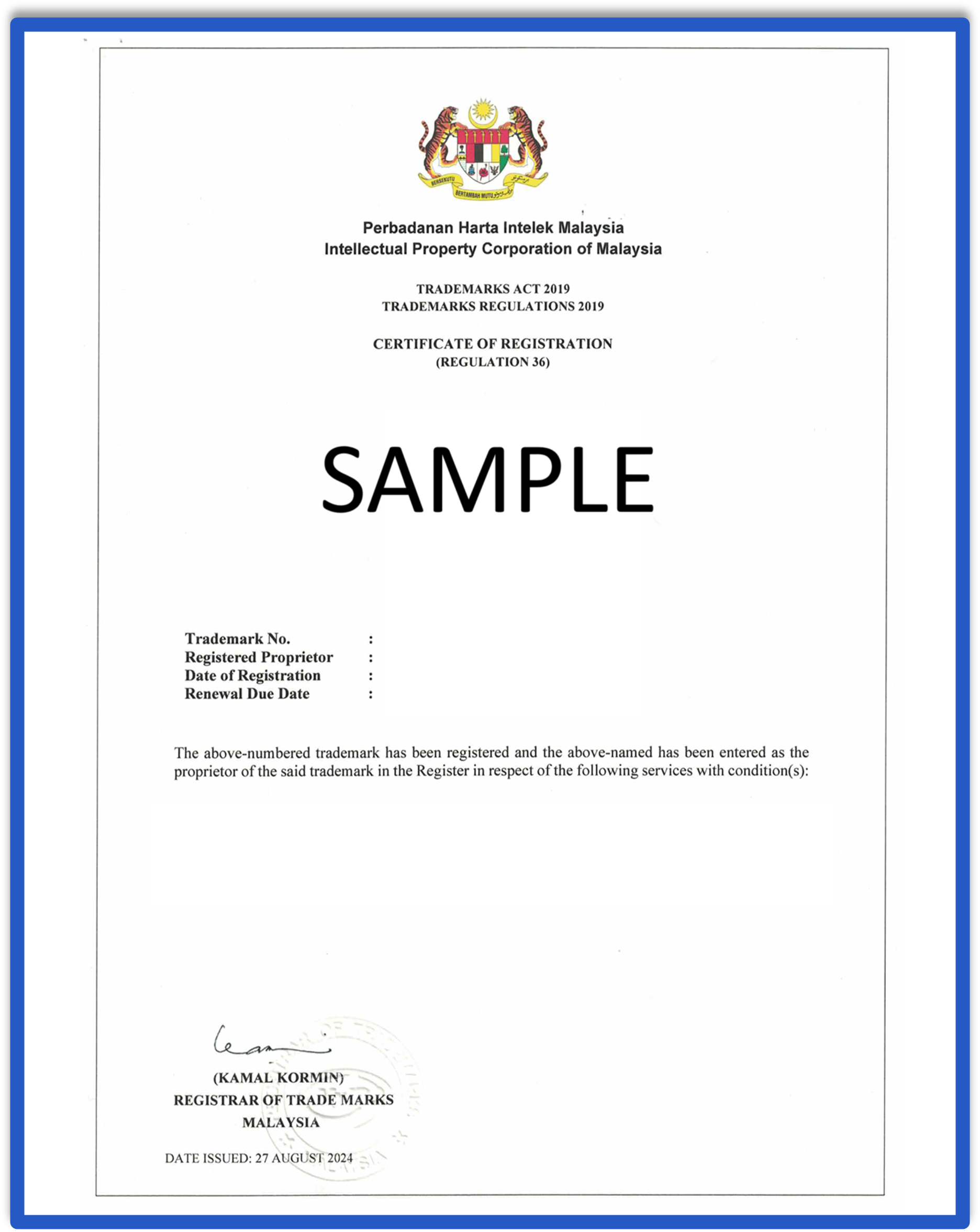 Pendaftaran Jenama Sebagai Cap Dagangan / Trademark - Daftar Jenama